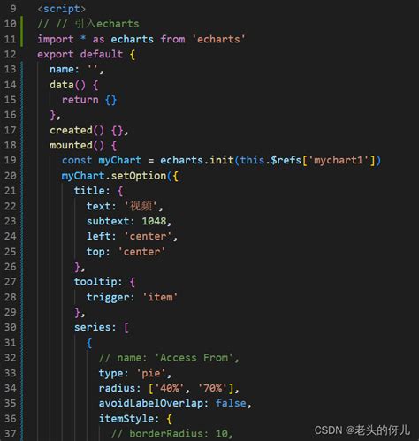在vue中使用echats Csdn博客