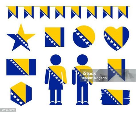 보스니아 헤르체고비나 국기 로고 고립 된 보스니아 헤르체고비나 흰색 배경에 국기 0명에 대한 스톡 벡터 아트 및 기타 이미지 0명 Pegida 개체 그룹 Istock