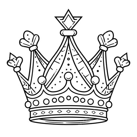 흰색 배경 개요 스케치 드로잉에 왕관 색칠 페이지 벡터 여왕 왕관 그리기 여왕 왕관 개요 퀸 크라운 스케치 Png 일러스트 및 벡터 에 대한 무료 다운로드 Pngtree