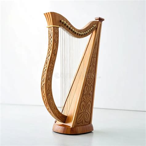 Bell Lyre On White Surface Stock Illustration Illustration Of Performance 378553897