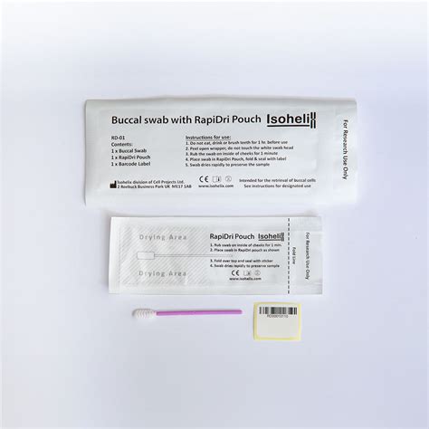 Isohelix Buccal Swabs With Rapidri Pouch And Barcode Rd 01 Westburg