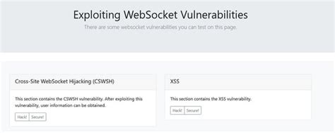 vulnerable websocket server r infosecwriteups