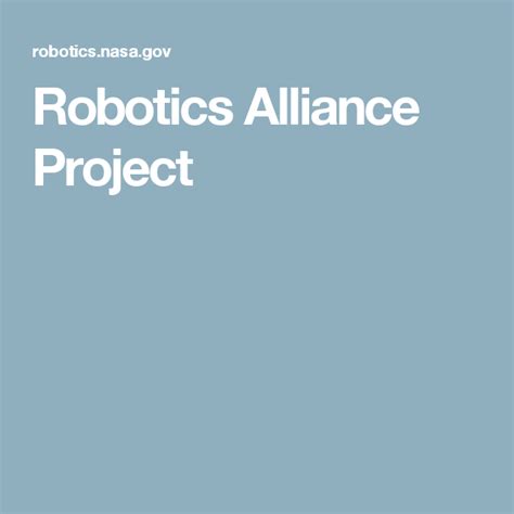 Robotics Alliance Project | Robot, Alliance, Education