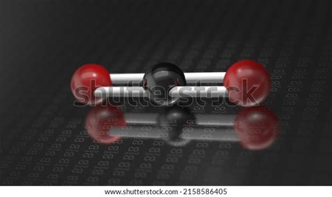 Carbon Dioxide Co2 Molecule Model Chemical Hình Minh Họa Có Sẵn