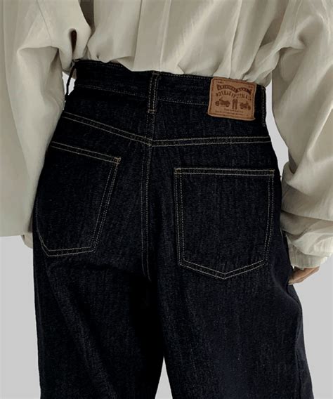 매니크 페프니 논페이드 와이드 생지데님