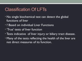 Liver Function Tests Interpretation Bilirubin Metabolism Pptx