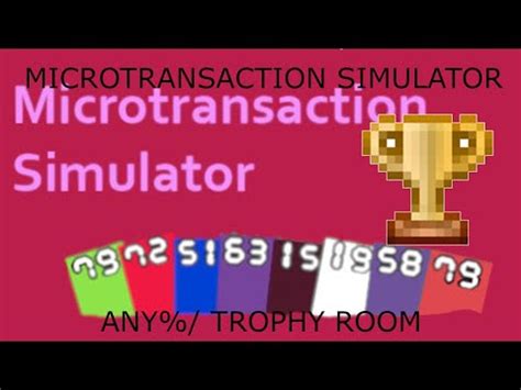 Steam Community Video Speedrun Of Microtransaction Simulator Any Trophy Room In