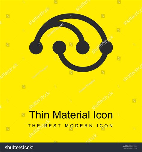 Points Connected Chart Bright Yellow Material Stock Vector Royalty Free 794213764 Shutterstock