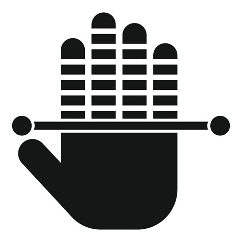Fast Palm Scan Icon Simple Vector Board Code Id Vector Art At Vecteezy