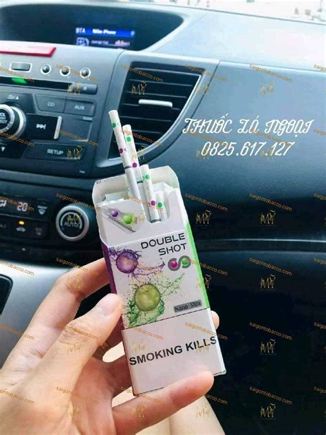 Thuốc Lá Esse Double Shot 2 Viên Bấm Rượu Nho Bạc Hàduty Fee Việt Nam Sep