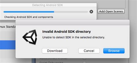 Unity3d Unity Cannot Select Android Sdk Even With The Correct Path