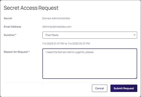 Secret Server Functions Explained Approval Workflow Fyre Consulting Ag