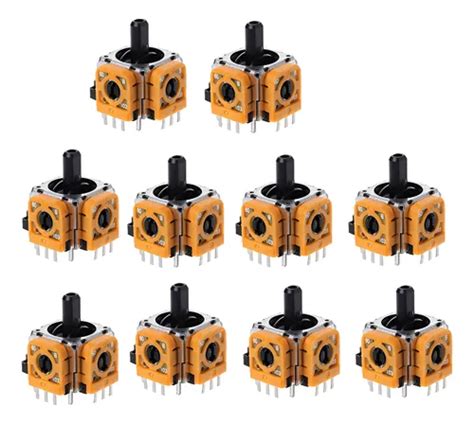 Potenciómetro Tipo Joystick 3d 10 Unidades Para Mandos De Mercadolibre