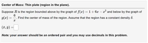 solved suppose r is the region bounded above by the graph of