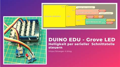 Duino Edu Led Helligkeit Per Serieller Schnittstelle Steuern Technik Blog