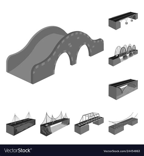 Isolated Object Of Connection And Crossing Logo Vector Image