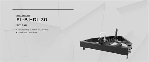 RCF Pro Sound FL B HDL 30 Fly Bar Suspend Up To 20 HDL 30 A Modules Strong Steel Construction