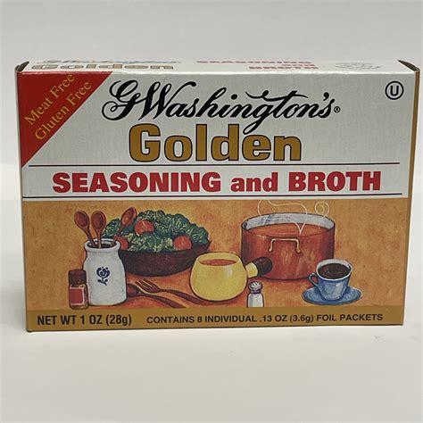 G Washingtons Golden Seasoning And Broth 1 Oz Box Auburn Abc