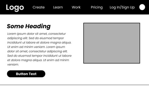 Wireframe Components Header Menu Footer In Figma Geeksforgeeks