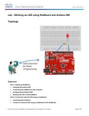 2 2 2 5 Lab Blinking An LED Using An Arduino Pdf Lab Blinking An LED Using RedBoard And