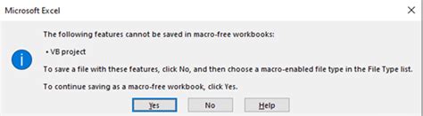 How To Save The Workbook Containing Vba Code My Microsoft Office Tips