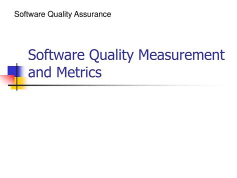 Ppt Software Quality Measurement And Metrics Powerpoint Presentation Id 4379136