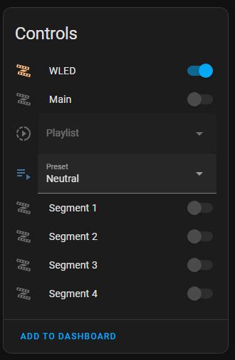 How To Toggle Wled On Off Frontend Home Assistant Community