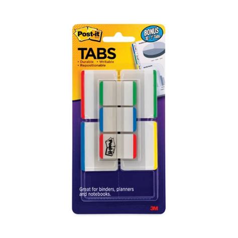 Post It® Tabs Tabs Value Pack 1 And 2 Assorted