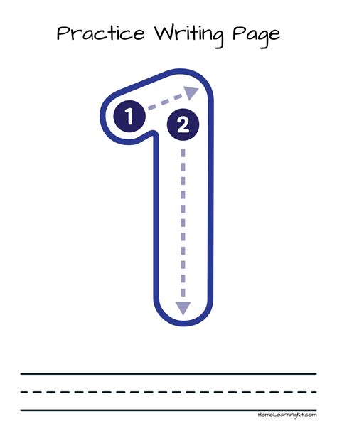 Alphabet And Number Tracing Pages Home Learning Kit
