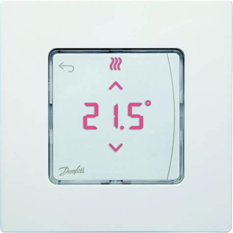 Danfoss 088u1015 Display Surface Mounted Room Thermostats Icon Digital Screen 230v