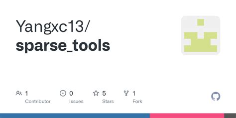 GitHub Yangxc Sparse Tools