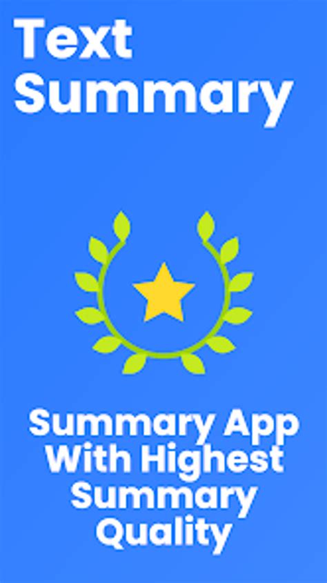 Android Için Text Summary Ai Summarize Text İndir