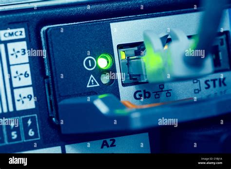USB Cable In Server Stock Photo Alamy