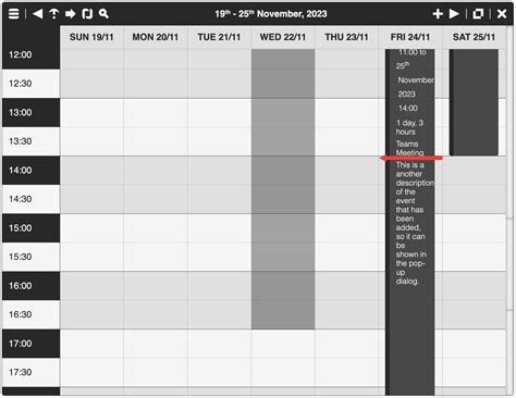 calendar js javascript event calendar