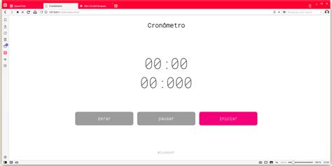 Github Lucassdr Cronometro