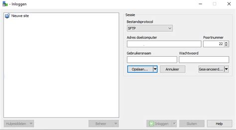 Aanroepen Sftp Account Via Winscp Othersideatwork