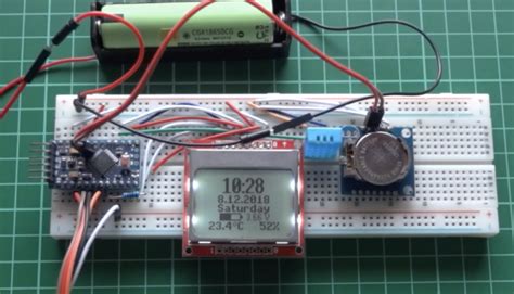 Nokia LCD Based Arduino Datalogger With Menu Electronics Lab