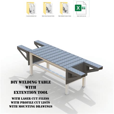 Welding Table Cad Drawings At Leah Woodcock Blog