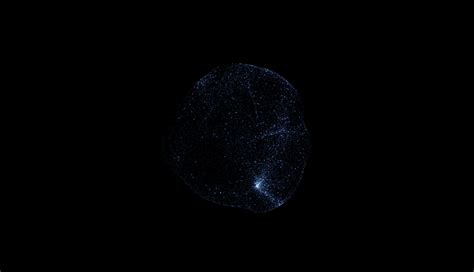 React Three Fiber Blue Fbo Particle Sphere