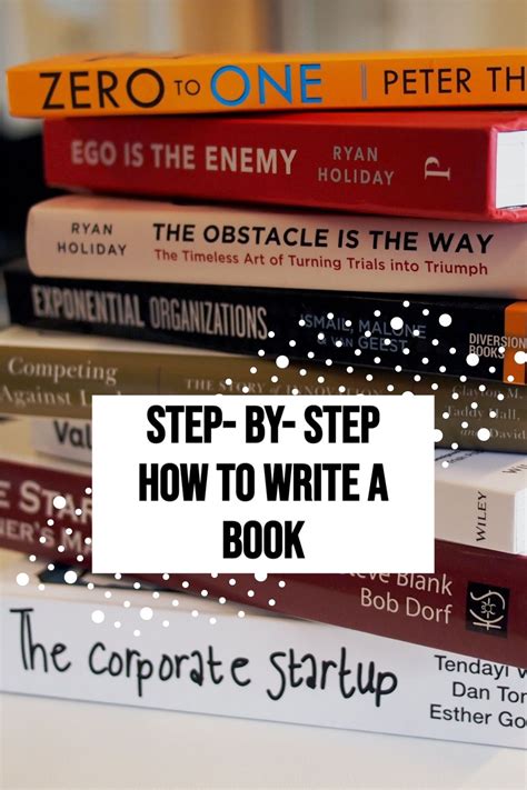 How To Write A Book Step By Step 8 Tips On How To Write A Book Artofit
