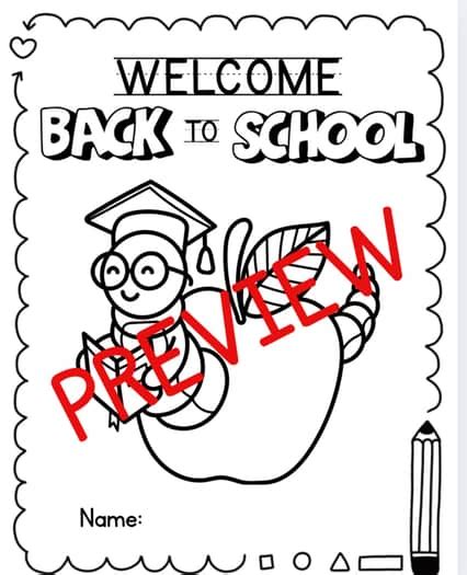 Back To School Packet By Mrs Ds Class Tpt