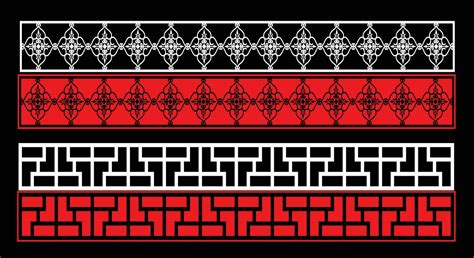 Decorative Wall Panels Set Jali Design Cnc Pattern Laser Cutting