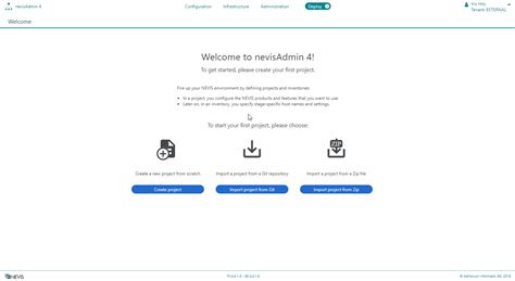 Creating A Project Nevis Documentation