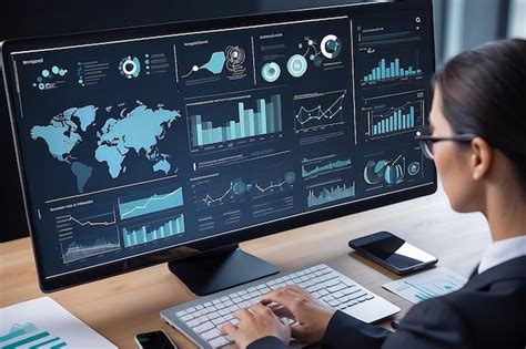 Ai Big Data And Business Analytics Icons Represent The Integration Of Advanced Technology