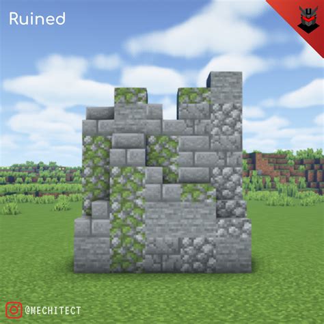 Minecraft Building Stone Walls Best Block Combinations For Builders In