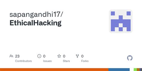 Github Sapangandhi17ethicalhacking