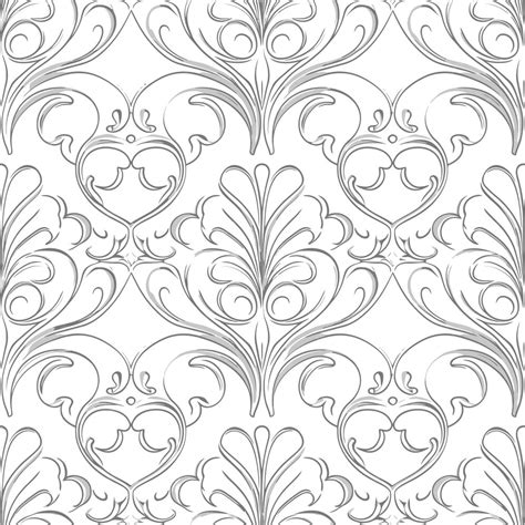 Premium Vector Damask Pattern