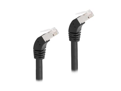 Delock Patchkabel 45° Unten Gewinkelt Cat 6a S Ftp 0 5 M Schwarz Alltron