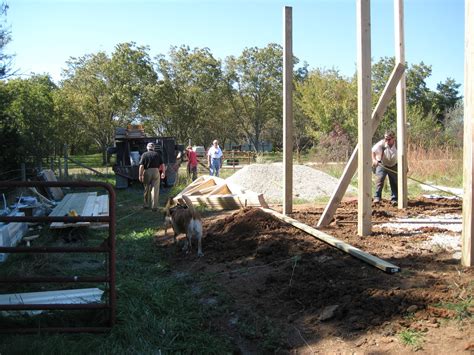 Chicken Creek Journal Pole Barn Construction