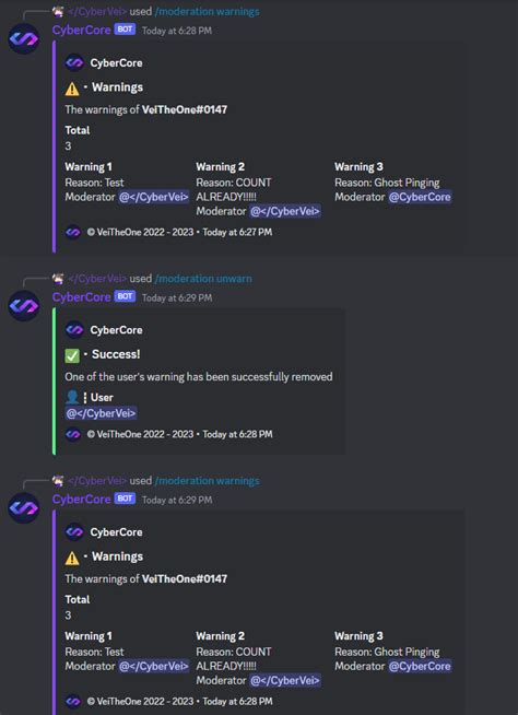 with the new wip case number thingamabobs the unwarn command isn t